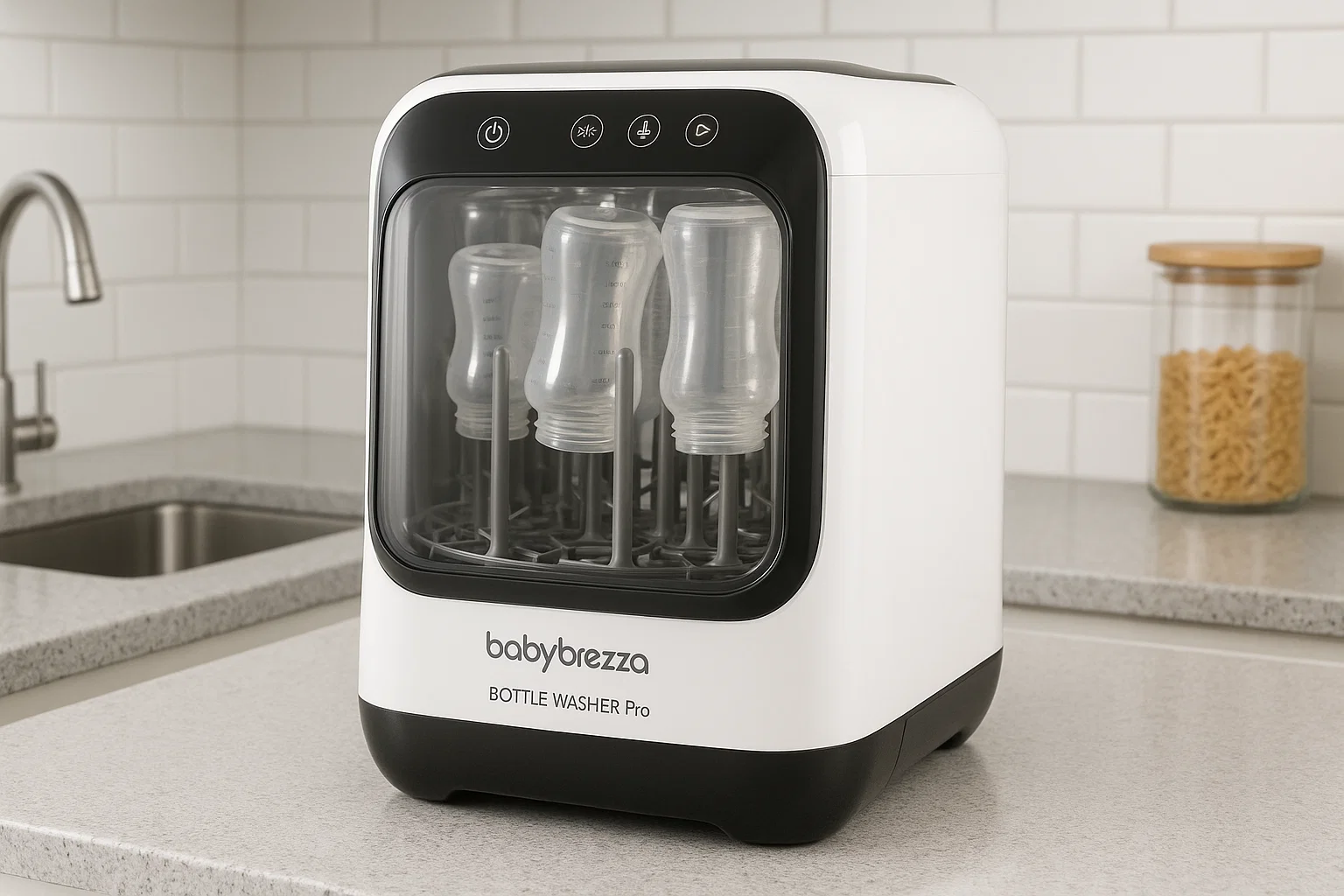 Baby Brezza Bottle Washer: Solution To Clean Baby Bottles Fast - Gear ...