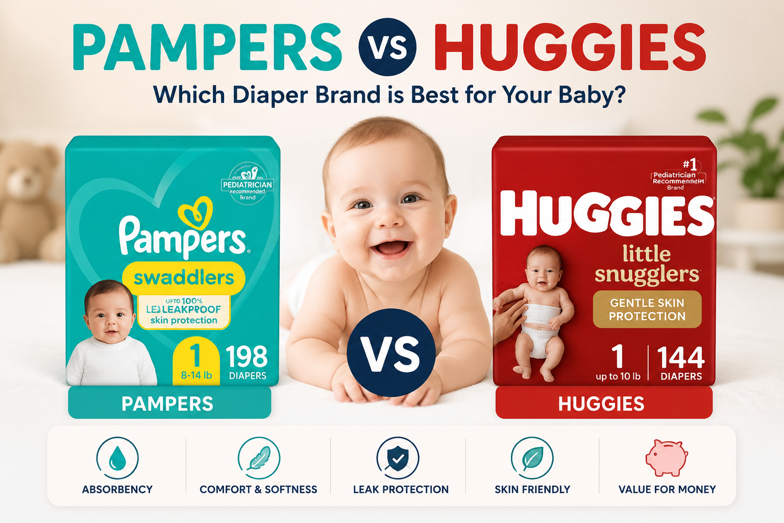 Pampers vs. Huggies: Which Diaper Brand Wins? - Gear Meets Baby
